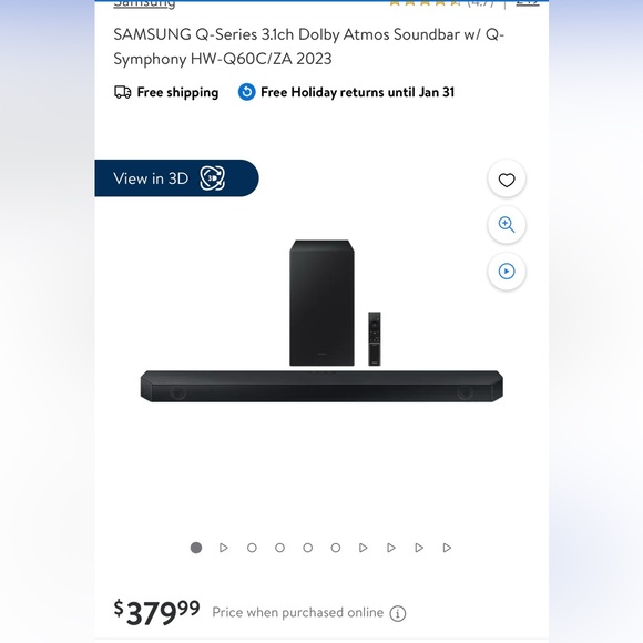 Samsung | Portable Audio & Video | Samsung Q Series 3ch Dolby Atmos ...